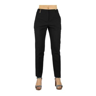 PESERICO Stylische Hosen f&uuml;r M&auml;nner und Frauen - - Trousers - Damen - Schwarzk - S
