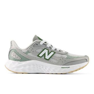 New Balance Femme Fresh Foam ARISHI v4 TIRALUX en Gris/Vert, Synthétique, Taille 36.5