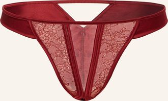 Livy Livy Slip Ouvert Palace Aus Satin Mit Cut-Out rot
