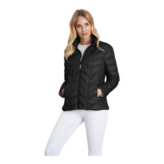 Junge Gepolsterte Schwarze Jacke Daisy Modern Fit - - Jackets - Damen - Schwarzk - 3XL