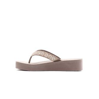 Skechers Femme Wild Vinyasa Sauvages Daisies, Garniture en Pierre mitobuck Taupe, 39 EU