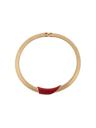 Susan Caplan Vintage collier Monet en maille balinaise - Or