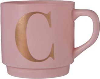 Premier Housewares Signet Pink C Letter Mug
