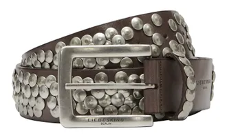 Liebeskind Berlin Belt H 38mm 105 STUDDED BELTS Washed Leather stone