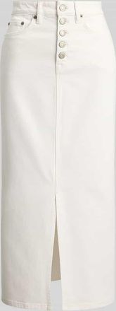 Lauren Ralph Lauren Midi-Jeansrock aus Baumwoll-Mix