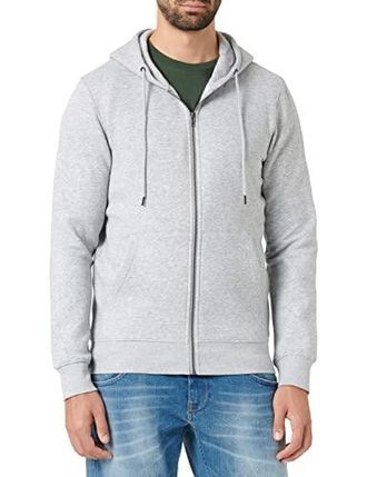 Jack & Jones Sweat à Capuche zippé Sweat à Capuche zippé Uni Light Grey Melange XL Light Grey Melange XL