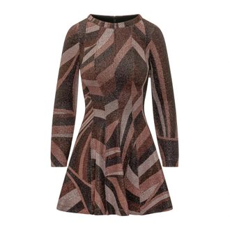 Pucci Iride Print Lurex Jersey Kleid - - Dresses - Damen - Mehrfarbig - S