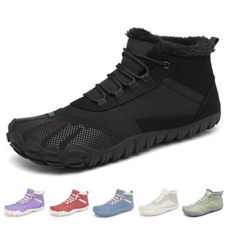 Saguaro Femme Hiver Barefoot Bottes de Neige Fourr&eacute;es Bottine Hiver Imperm&eacute;able Chaussure Chaudes Minimaliste pour Usage Quotidien en Ville, Randonn&eacute;e, Apres 