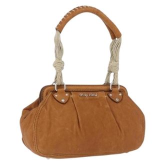 Miu Miu Pre-owned Hand Bag - - Pre-owned - Damen - Braun - ONE SIZE