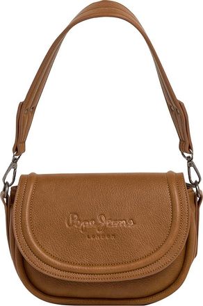 Pepe Jeans London Damen Crisha Code Tasche, Braun (Tan Brown)