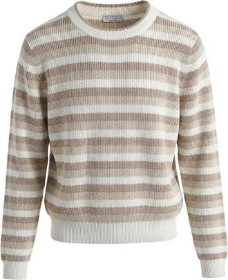 Brunello Cucinelli Pull Col Rond - Multicolore