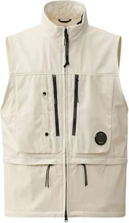 C.P. Company C.p. Company, Homme, Vestes, Beige, Taille: M Shell-R Vest