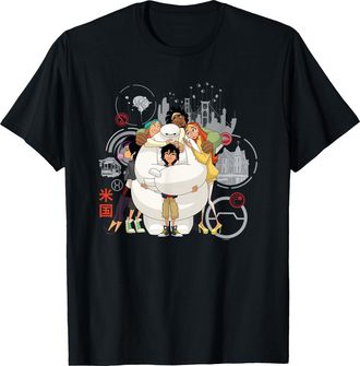 Disney Big Hero 6 Baymax Group Hug T-Shirt