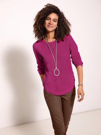 Witt Strickpullover Pullover Langarm Strukturstrick