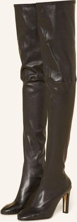 Alev&igrave; Alevi Overknee-Stiefel Lowen schwarz