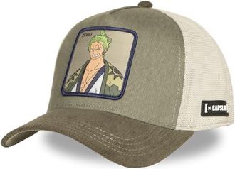 Capslab Casquette Homme & Femme, Casquette Trucker One Piece, Ajustable par Snapback, Kaki Taille TU