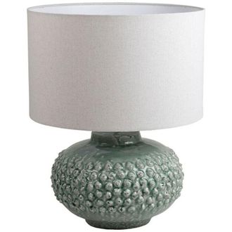 C&ocirc;t&eacute; Table Lampe c&eacute;ramique Prasline verte 42x57cm