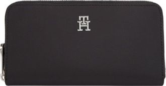 Tommy Hilfiger Damen Geldbörse Poppy Large Kartenfächer, Schwarz (Black), Einheitsgröße