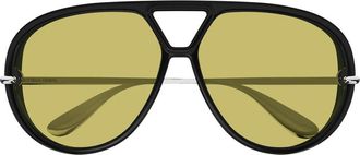 Bottega Veneta unisex, Accessoires, Noir, Taille: 63 MM Lunettes de soleil Aviateur