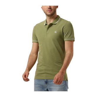 Calvin Klein Tipping Slim Polo Shirt - - Tops - Herren - Gr&uuml;n - XS