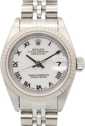 Rolex Montre Pre-owned Vintage 69174 - Femme - Pre-owned - Blanc - Taille: ONE Size