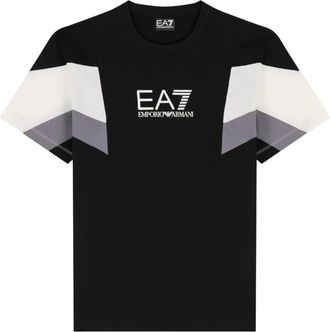 Emporio Armani Emporio Armani Ea7, Homme, Tops, Noir, Taille: M T-shirts &agrave; Manches Courtes