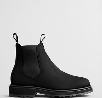 GANT Herren Blisdor Chelsea Boot aus Leder (40) Schwarz