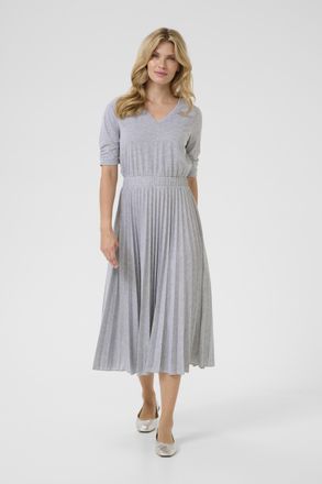 Cream Kleid Feminine Light Grey Melange light grey