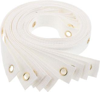 Healifty 10 St&uuml;ck Wei&szlig;e Kleiderb&uuml;gelverbinder aus Robustem Material Stabile Kleiderb&uuml;gel Organizer Streifen zur Kleiderschrank Organisation Einfach Montierbare