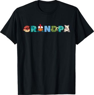 Disney Vaiana Letters Grandpa Gift Family Trip Vacation T-Shirt