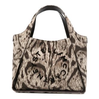 Stella McCartney Logo Crossbody Tote Bag - - Bags - Damen - Braun - ONE SIZE