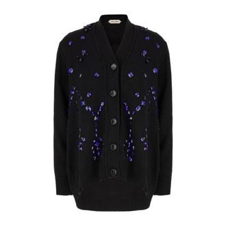Alberta Ferretti Stilvolle Strickkollektion - - Knitwear - Damen - Schwarzk - S