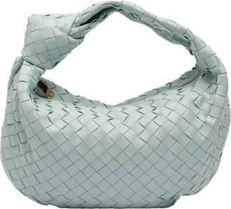 Bottega Veneta Hobo Bags - Teen Nappa Intrecciato Jodie - Gr. unisize - in Blau - f&uuml;r Damen