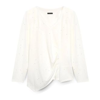 Fiorella Rubino Damen, Blusen & Hemden, Wei&szlig;, XLGr&ouml;&szlig;e