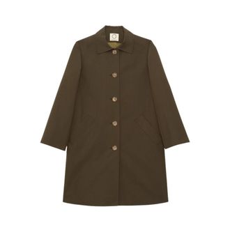 Ines De La Fressange Zola Mantel - - Coats - Damen - Gr&uuml;n - S