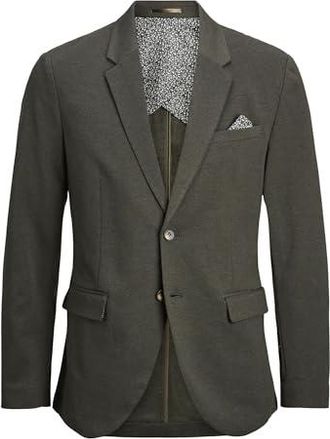 Jack & Jones Jprpreston Blazer Slim Sn Veste de Costume, Peat/Fit : Coupe ajustée, 48 Homme