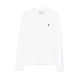 Ami Homme, Sweatshirts et sweats &agrave; capuche, Blanc, Taille: M Ami de Coeur SweaT-shirt
