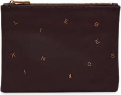 Liebeskind Liebeskind Pouch S Dancing Letters SFT Nap, Accessoires de Poche Femmes, Bordeaux