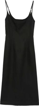Alysi Femme, Robes, Noir, Taille: 38 FR Robes Maxi