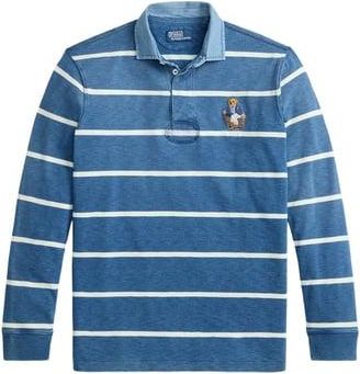 Polo Ralph Lauren Polo classique ray&eacute; Polo Bear Rugby en coton