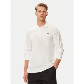 Beverly Hills Polo Club Poloshirt P-SS26M-P424125 Wei&szlig; Regular Fit