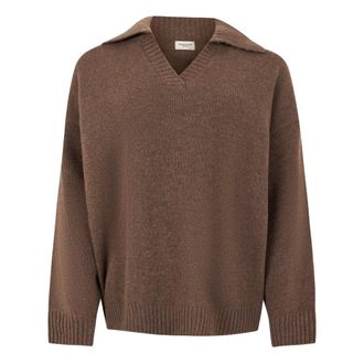 Max Mara Pull en laine vierge Alben - Femme - Pulls - Brun - Taille: 38 FR