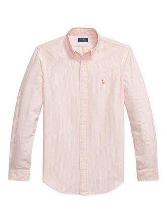 Polo Ralph Lauren chemise &agrave; rayures - Rose