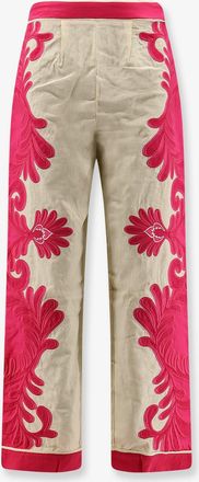Farm Rio Linen and viscose blend trousers - FARM RIO - gender_Woman