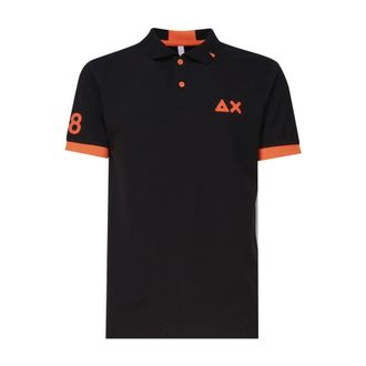 Sun 68 Homme, Tops, Noir, Taille: XL Polo Chemises