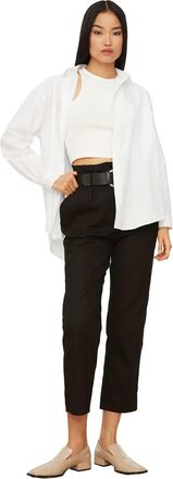 Trendyol Trendyol Damen Trendyol Cutting Trousers Pants, Schwarz, 36 EU