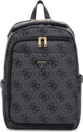 Guess sac à dos de loisirs pour ordinateur portable U-Zip Backpack Coal Logo gris foncé