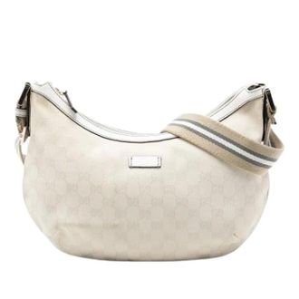 Gucci Sac bandouli&egrave;re en toile Pre-owned - Femme - Pre-owned - Beige - Taille: ONE Size