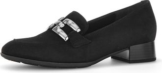 Gabor Damen Slipper, Frauen Halbschuhe,Mokassins,Slip-ons,Slides,Schlupfschuhe,schluepfschuhe,Loafer,schwarz,37.5 EU / 4.5 UK