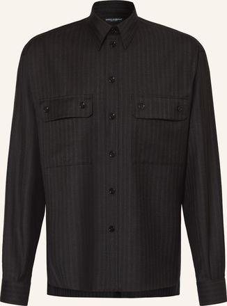 Dolce & Gabbana Hemd Comfort Fit schwarz